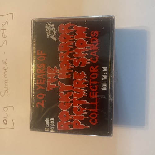1995 20 Years Of Rocky Horror Picture Show Trading Cards Complete Set 1 ...