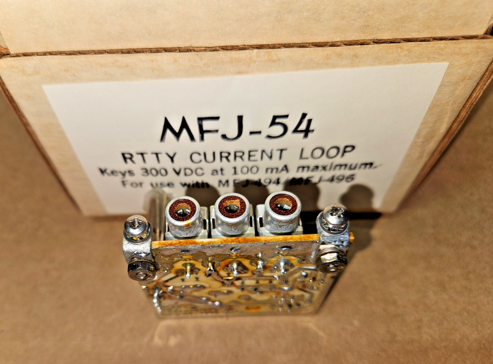 MFJ 54 RTTY Current Loop for use with MFJ 494 / MFJ 496 Super Keyboards ...