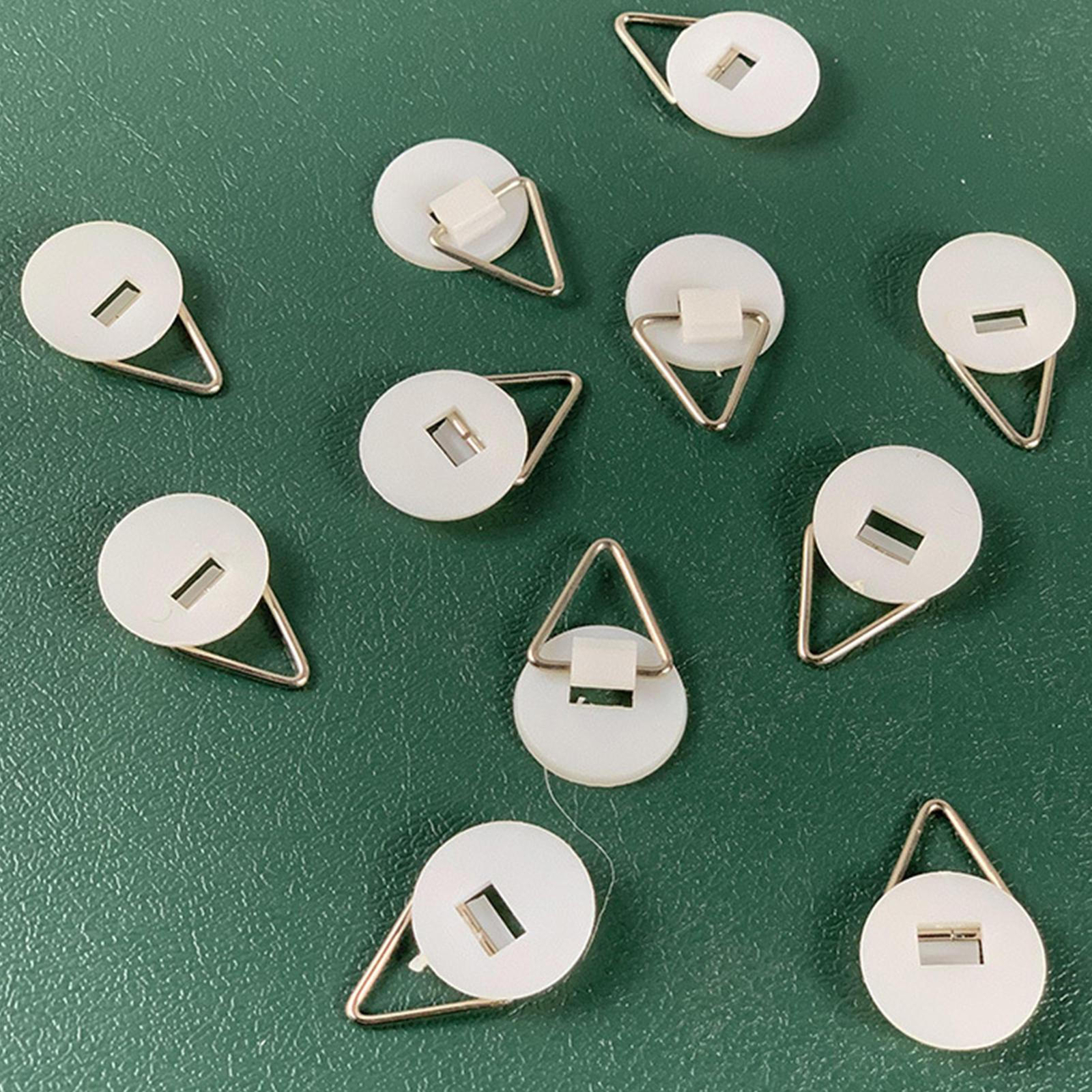 50Pcs Invisible Adhesive Wall Hanger Sticker Hook Without Nails Plate ...