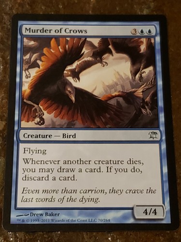 Murder Of Crows Innistrad Mtg Card Mint Condition | eBay