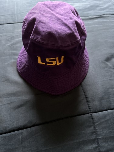 LSU Tigers Nike Football On Field Purple Yellow Bucket Hat Adult Size L ...