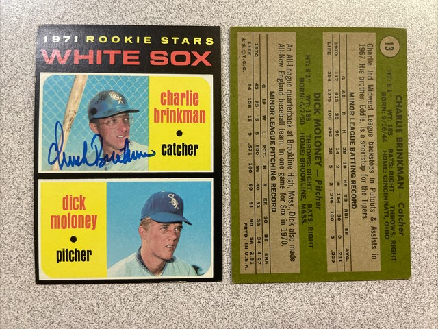 1971 Topps - 1971 Rookie Stars #13 Chuck Brinkman, Dick Moloney (RC ...