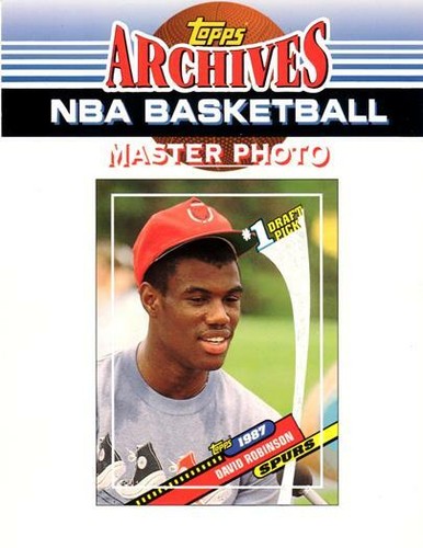 TOPPS 1993 NBA BASKETBALL 5X7 MASTER PHOTO #1 DRAFT PICK CARD - DAVID ...