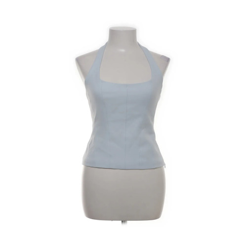 Zara, Neckholder Top, Größe: M, Blau, Polyester, Einfarbig, Damen #gnm ...