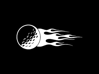 Golf Ball With Flame Vinyl Window Decal Bumper Sticker | eBay