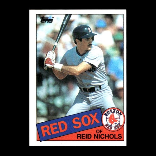 Reid Nichols 1985 Topps Boston Red Sox #37 R321G 27 | eBay
