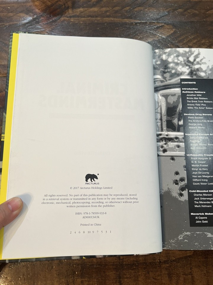 CRIMINAL MASTERMINDS: EVIL GENIUSES OF UNDERWORLD NEW HARDCOVER ...