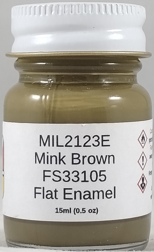 MCW Finishes MIL2123E Mink Brown FS33105 Enamel Model Paint Military ...