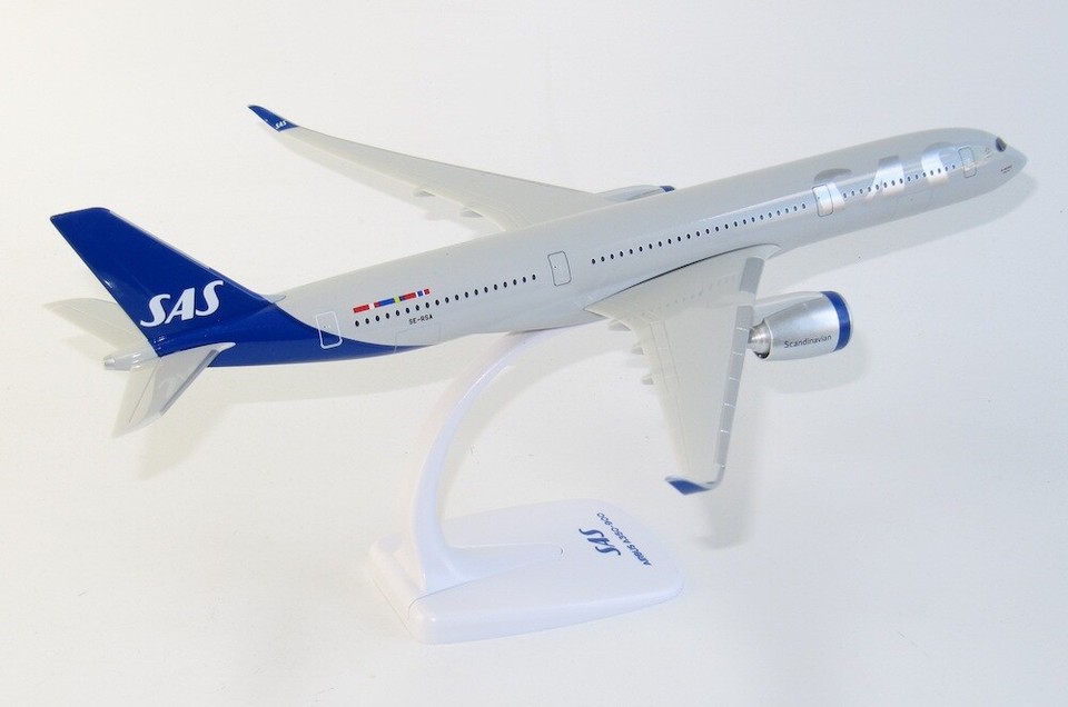 New! PPC 222338 SAS Scandinavian Airbus A350-900, reg. SE-RSA 1:200 ...
