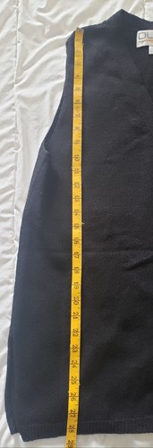 DUNA VINTAGE BUTTON DOWN SWEATER VEST BLACK SIZE MEDIUM | eBay