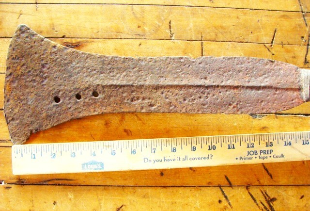 2 Primitive African Weapons Sword & Spear Open Fire Forged Ngulu Ngombe ...