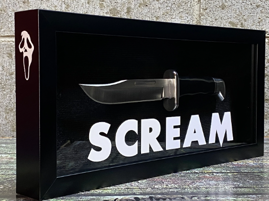 Scream Movie Knife Ghostface Killer Mask Buck Prop Display Horror ...