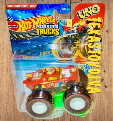 New For 2025 Hot Wheels Monster Trucks NIGHT SHIFTER UNO Treasure Hunt ...