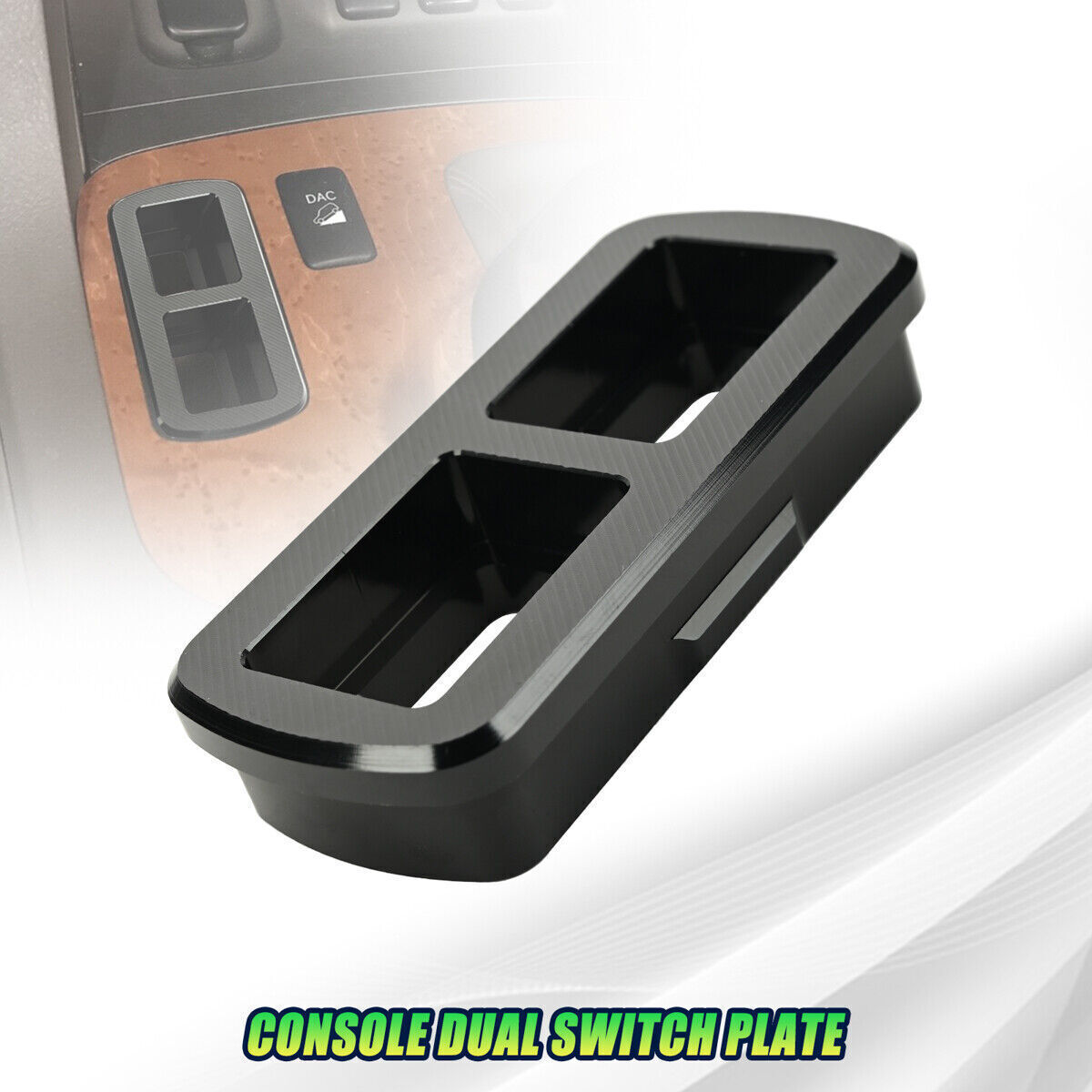 Fit for Lexus GX470 / LX470 Console Dual Switch Plate Aluminum Black | eBay