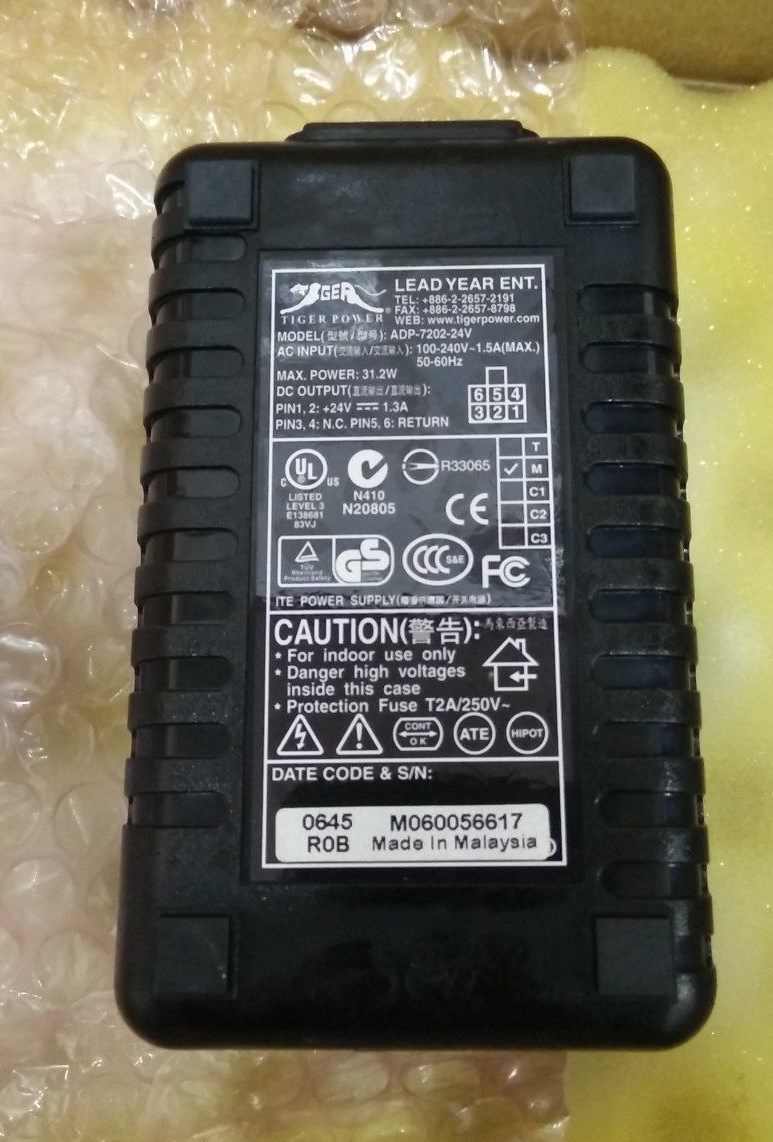 Symbol 24VDC Power Adapter ADP-7202-24V 50-14001-006 for sale online | eBay