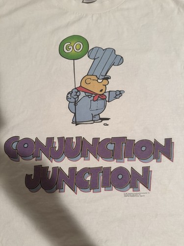 Vintage 1995 Conjunction Junction What's your Function? tee | eBay