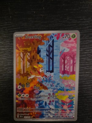 Deerling 2024 Pokemon Temporal Forces 165/162 Illustration Rare Holo ...