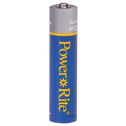 Power Rite AAA Alkaline Battery, 4/Pkg Power Rite Power Rite Products ...