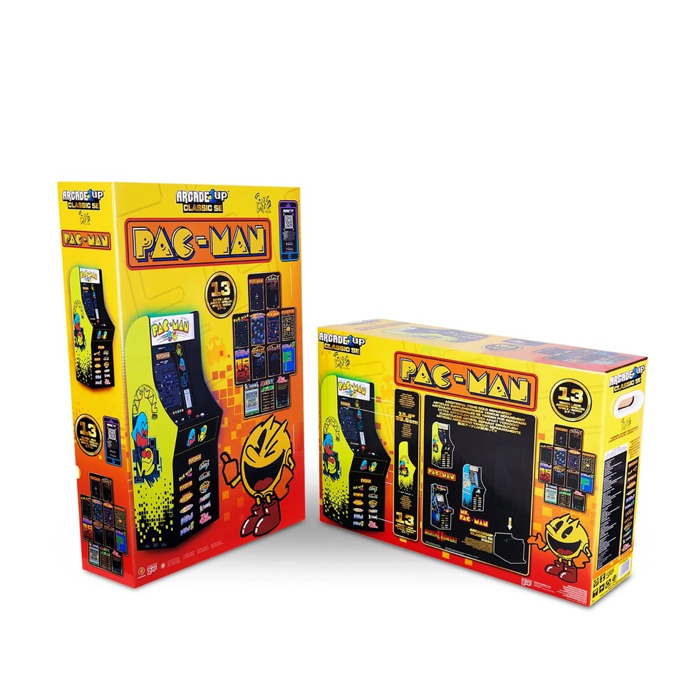 Arcade1Up PAC - MAN Classic SE Arcade Machine – 4 - Foot Cabinet, 13 ...