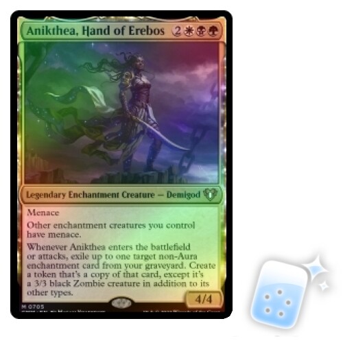 FOIL ANIKTHEA, HAND OF EREBOS (COMMANDER DECK) Commander Masters Magic ...