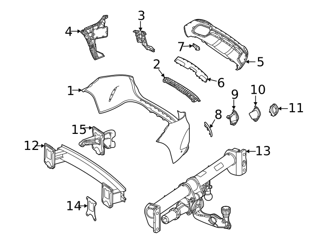 Mercedes Benz GLE Class 20-23 Right Chrome Bumper Cover Heat Shield ...
