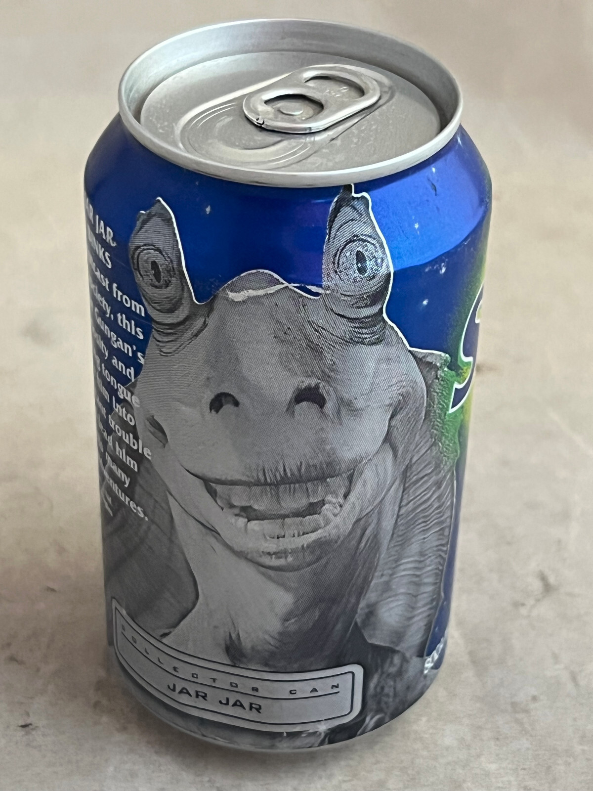 Pepsi Storm Star Wars Episode 1 Lemon Lime Soda Pop Can Bottom Opened ...
