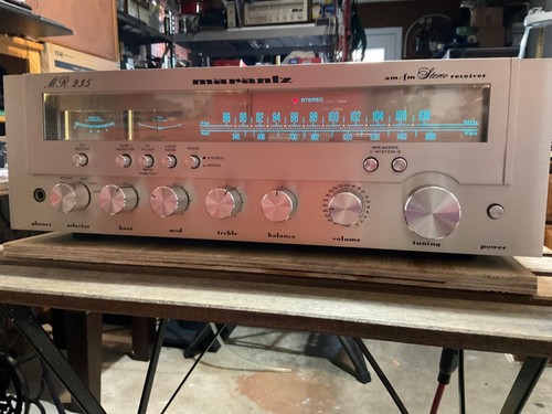 MARANTZ MR235 integrated amplifier with am/fm tuner, phono, 2 tape & 1 ...