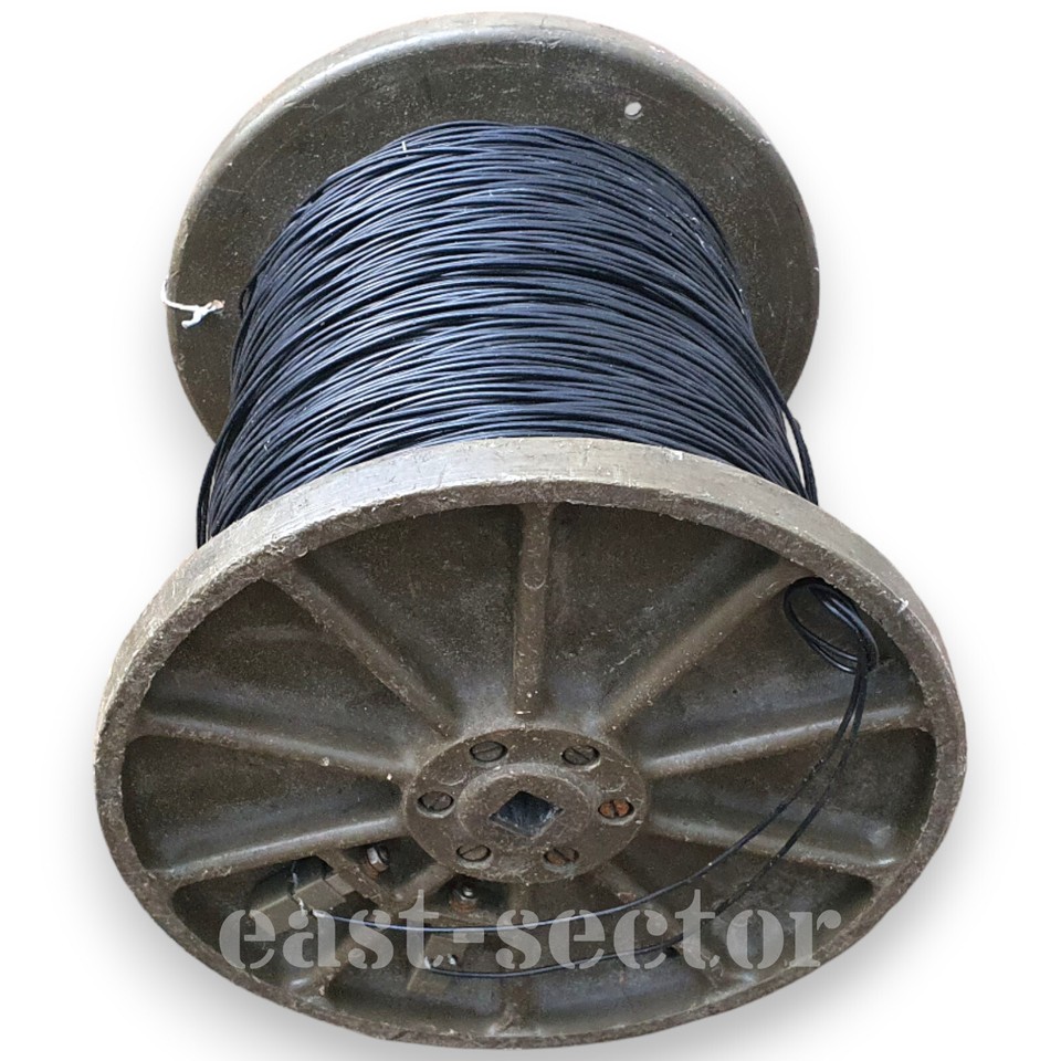Military Two Wire Cable Spool Reel Field Telephone Phone Radio Blasting ...