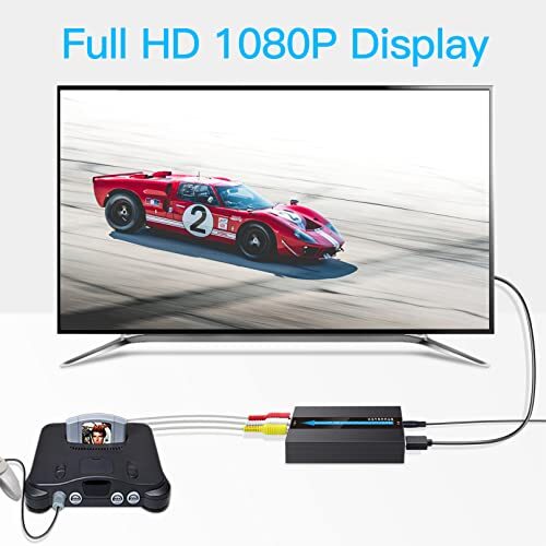 RCA S-Video HDMI Converter Composite AV CVBS RCA to HDMI Adapter | eBay