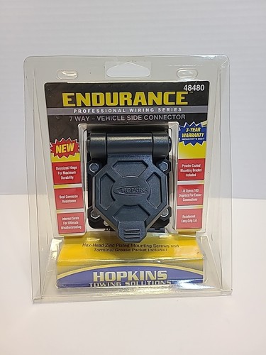 Endurance #48480 7 Way Trailer Connection Socket-Vehicle End-Ergonomic ...