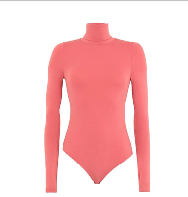 NWT 8 By Yoox JERSEY L/SLEEVE ROLL-NECK BRIEF BODYSUIT Size XS | eBay