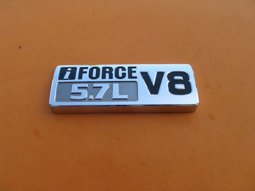 TOYOTA TUNDRA SEQUOIA IFORCE V8 5.7 L EMBLEM LOGO BADGE SYMBOL NAME ...