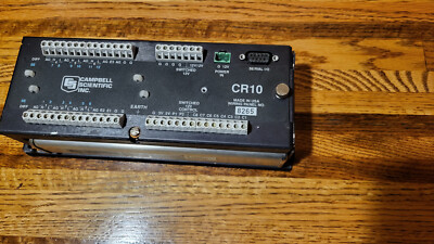 Used Campbell Scientific CR10 And CR10 Wiring Panel 8 Port Digital Data ...