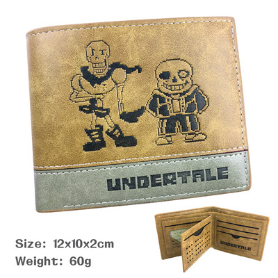 Undertale Sans Papyrus Wallets Leather Pu Folding Wallet Short Purse | eBay