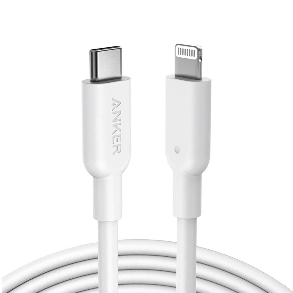 10ft Anker USB-C to Lightning MFi Certified Charging Cables for iPhone ...
