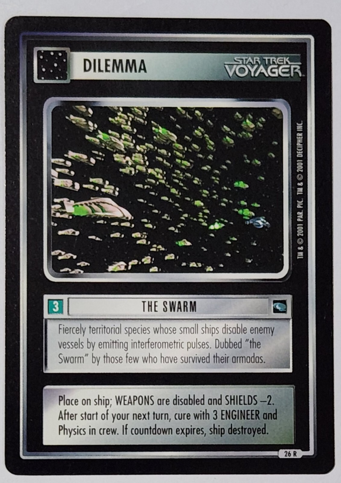 Star Trek CCG Voyager The Swarm Dilemma 26R NM/MT NEVER PLAYED | eBay