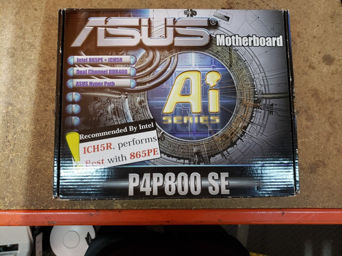 Asus P4P800-SE Motherboard - IO Shield - Open Box | eBay