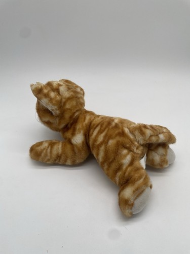 Applause Plush Orange Tabby Cat Kitten Realistic Stuffed Animal Soft 12 ...
