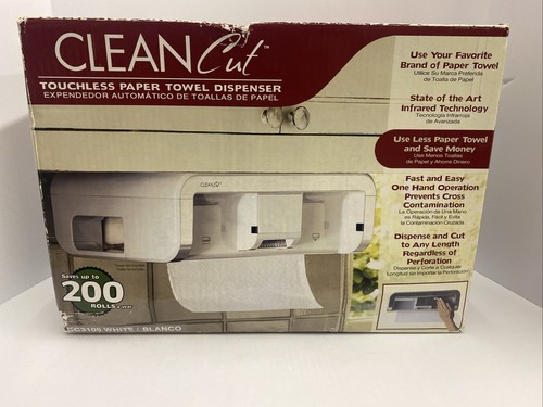 Clean Cut Touchless Paper Towel Dispenser - White for sale online | eBay