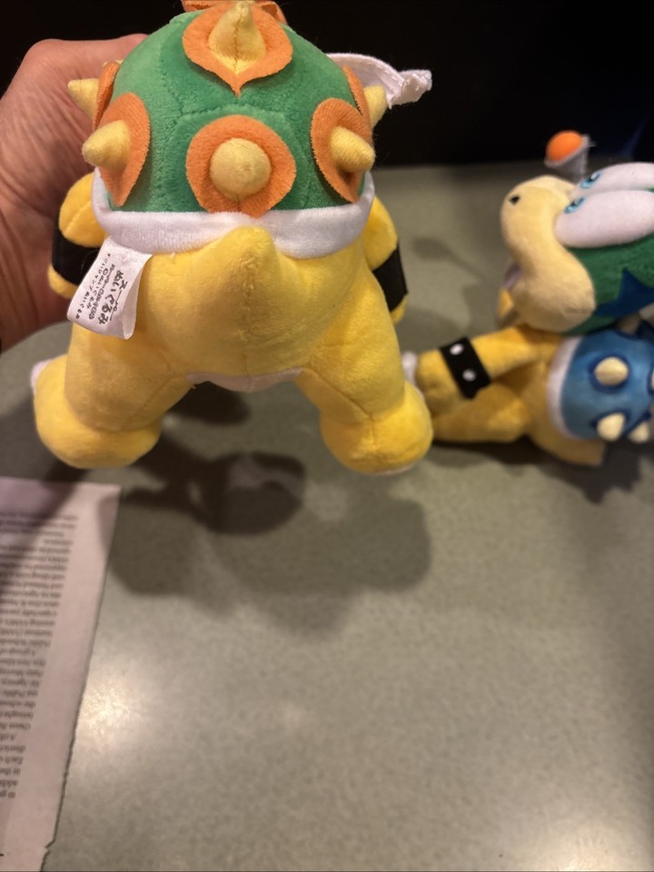 36) Super Mario Plush Toy Series Larry Koopa & Bowser Plush Toy Dolls 7 ...