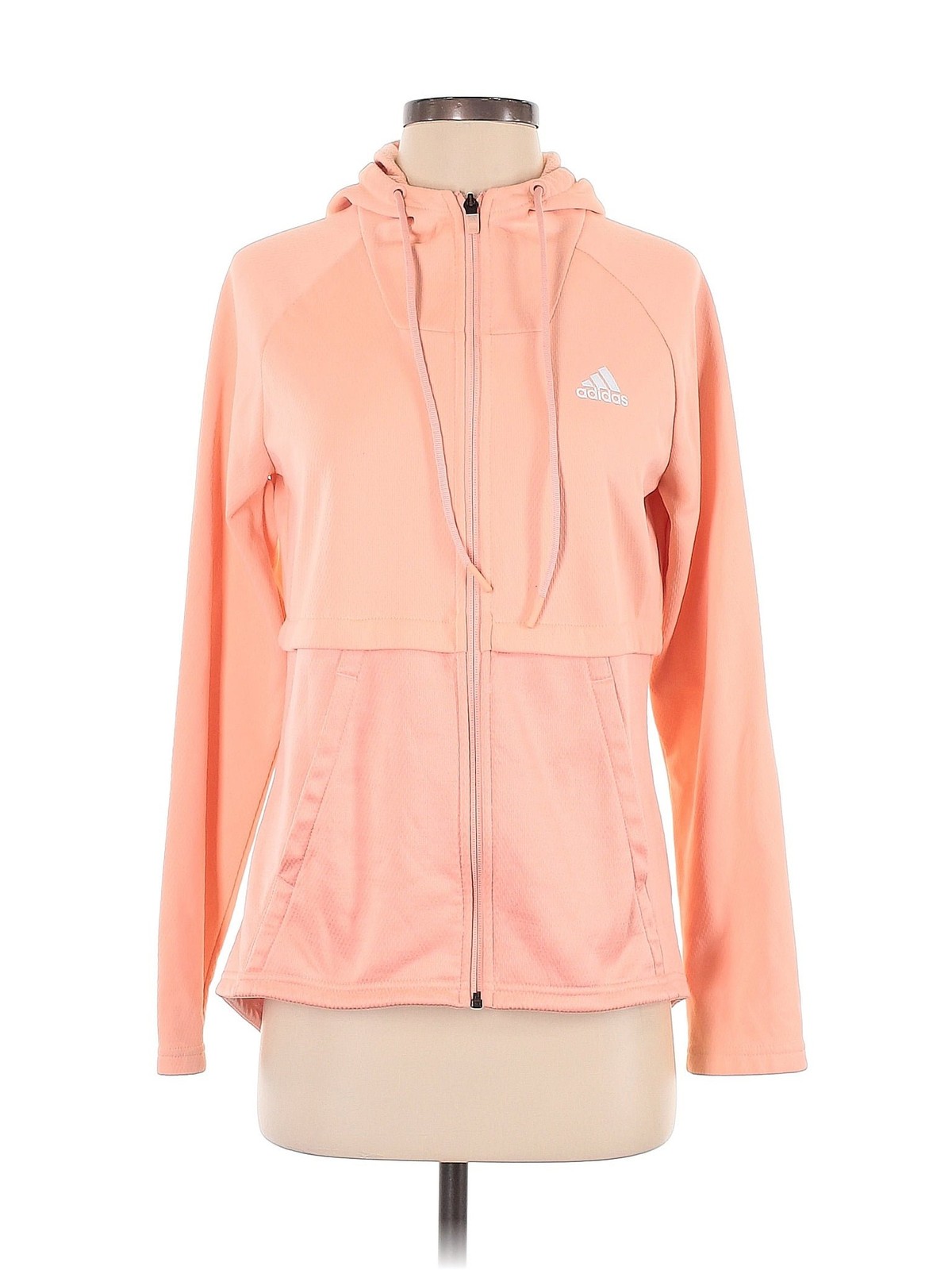 Adidas Women Pink Zip Up Hoodie S - Gem
