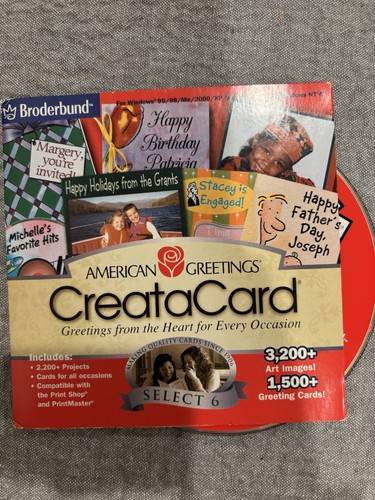 American Greetings CreataCard CD Cards For All Occasions 2002 | eBay