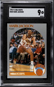 Mark Jackson 1990 Hoops #205 Base (Menendez Brothers in Background ...