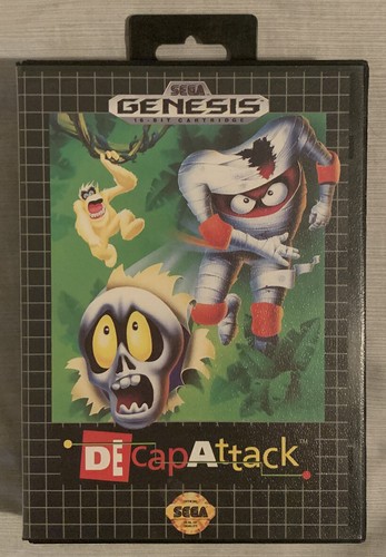 Decap Attack (Sega Genesis, 1991) CIB *TESTÉ ET FONCTIONNEL ...