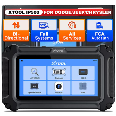 XTOOL IP500 For Chrysler/Dodge/Jeep Bidirectional OBD2 Scanner ...