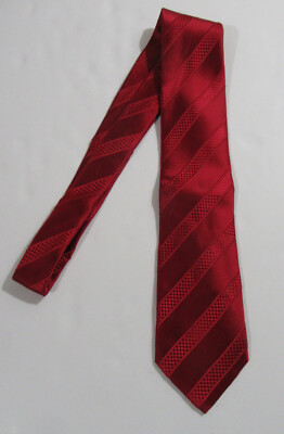 Donald J. Trump Signature Collection Necktie Neck Tie Red Striped | eBay