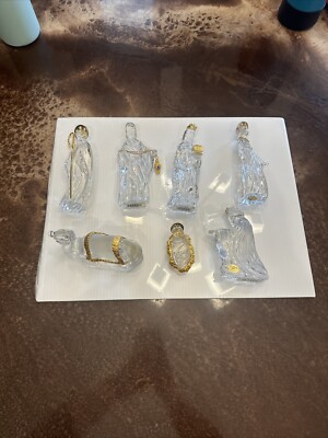 GORHAM Crystal and Gold Nativity Set | eBay