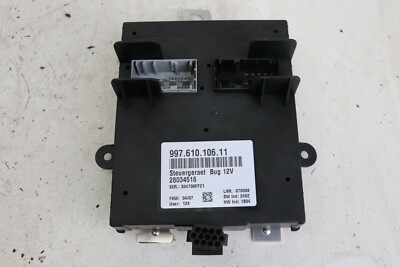 Porsche Boxster S 987 Front Body Control Unit Module BCM 99761010611 ...