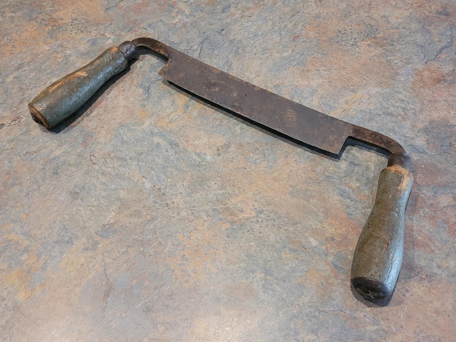 Vintage OAK LEAF ?? 8" Cut Draw Knife. Antique Woodworking Tool. - K3 ...