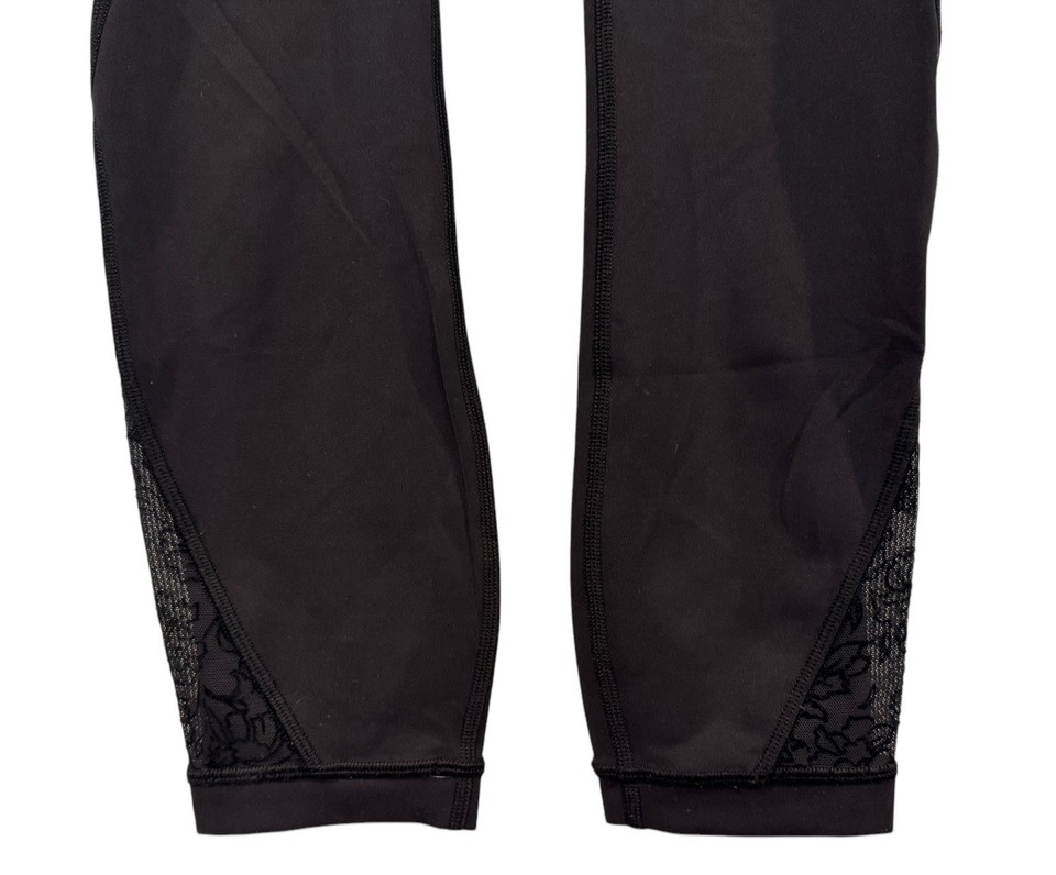 Women’s Lululemon Black Lace High Rise Leggings: Size 4 | eBay